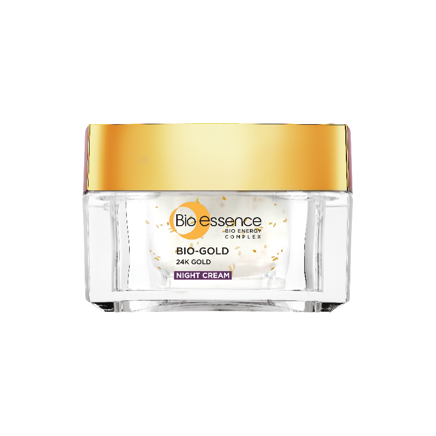 Bio-Essence Bio-Gold Night Cream, 40g - Glowing Skin