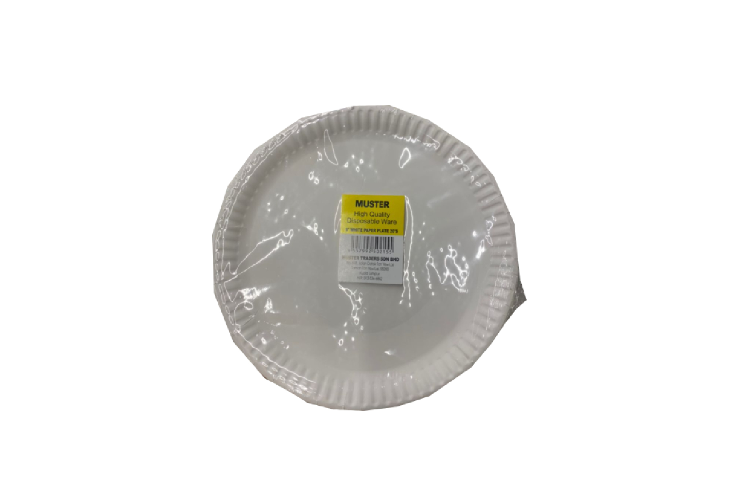 Muster Traders 9" Party Paper Plate | myaeon2go
