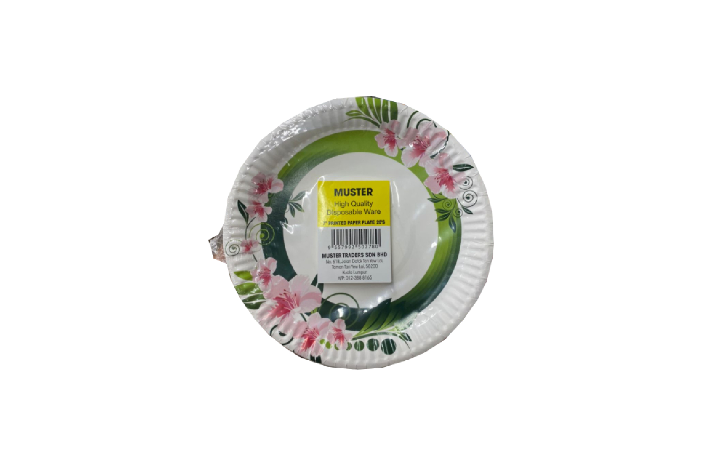 Muster Traders 7" Printed Paper Plate | myaeon2go
