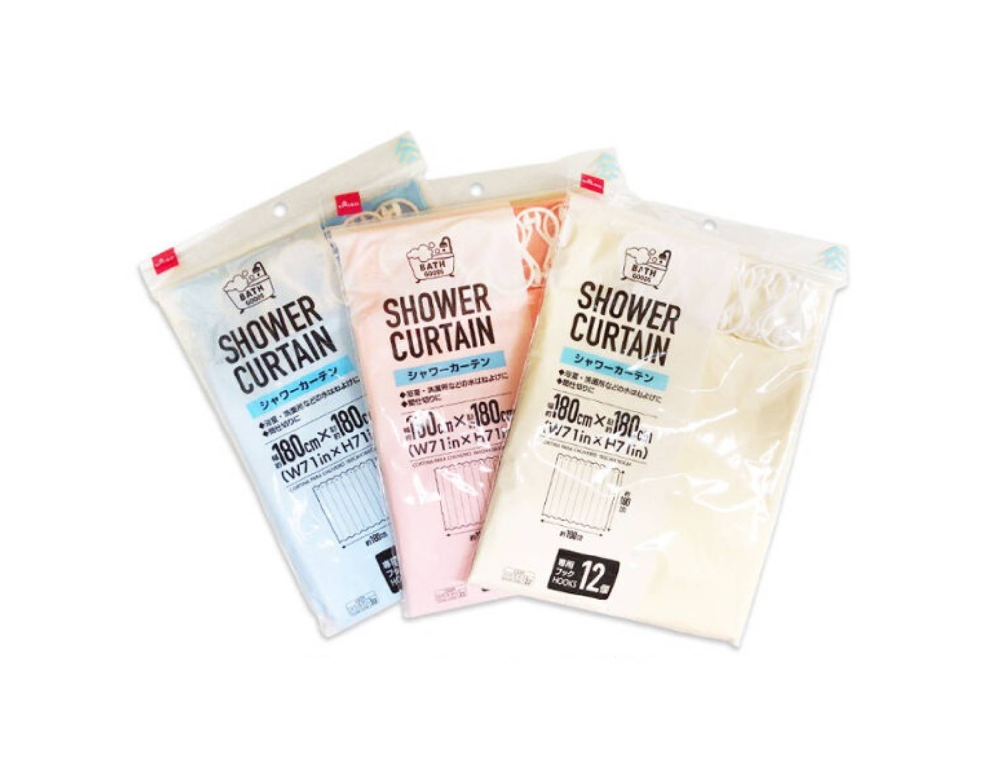 Daiso [SELECTED RANDOMLY] Shower Curtain | myaeon2go