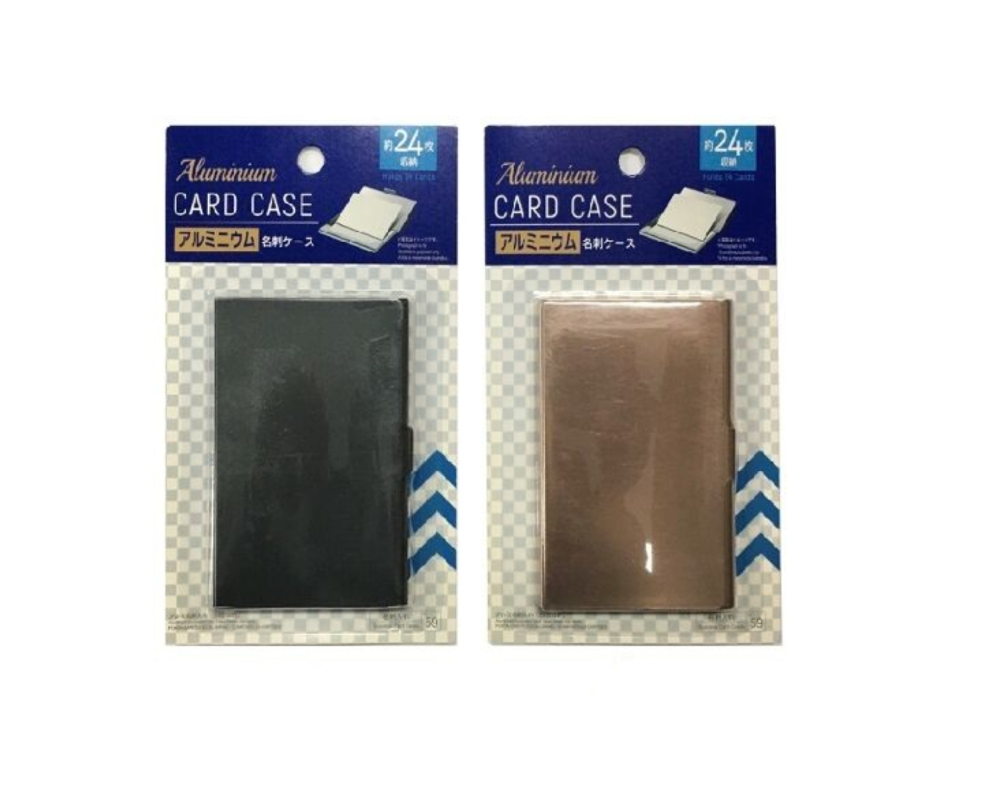 Daiso [SELECTED RANDOMLY] Aluminum Business Card Case Holds | myaeon2go