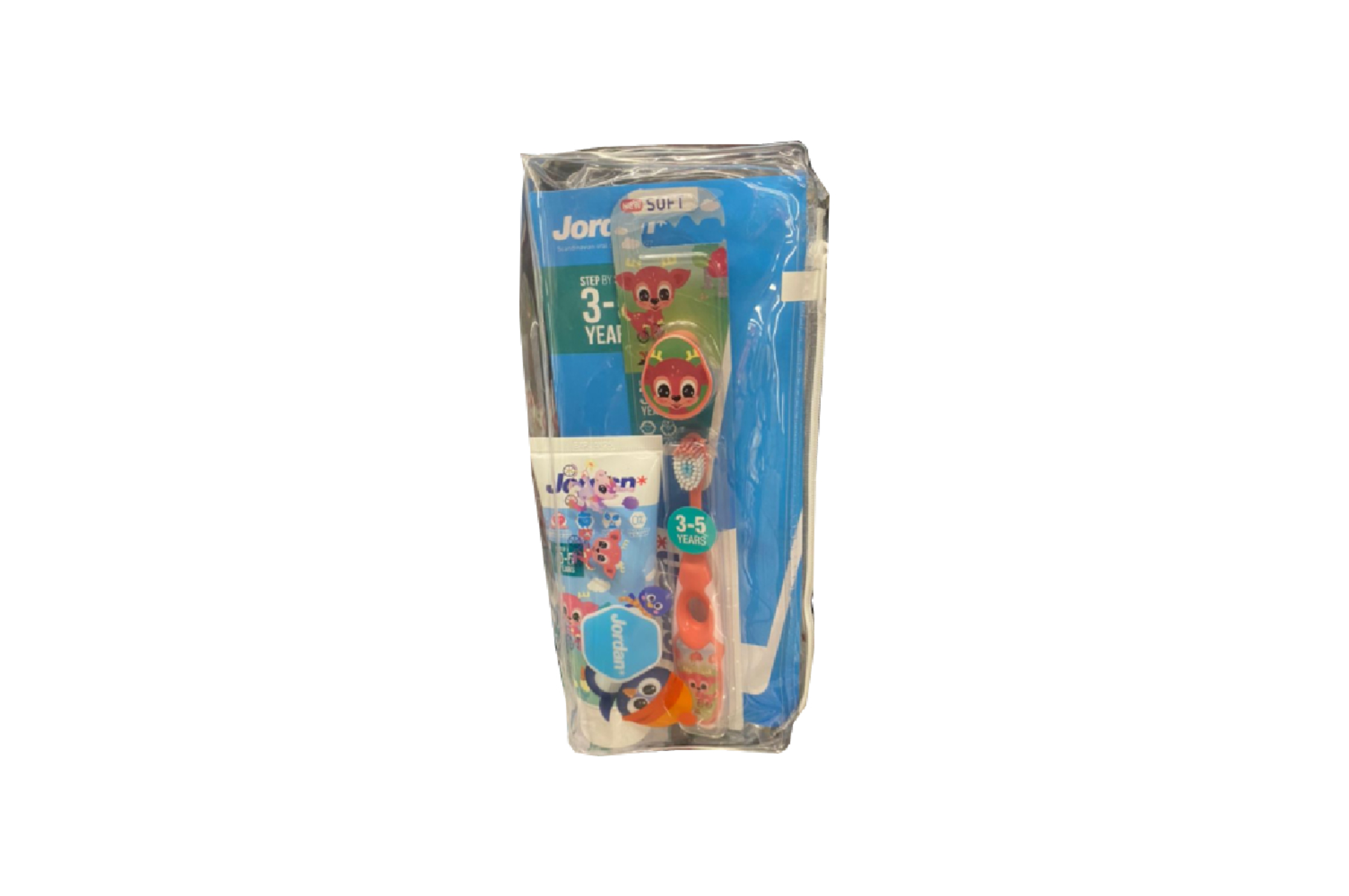 Jordan Travel Kit Strawberry Toothpaste Step 2 (3-5 Years) | myaeon2go