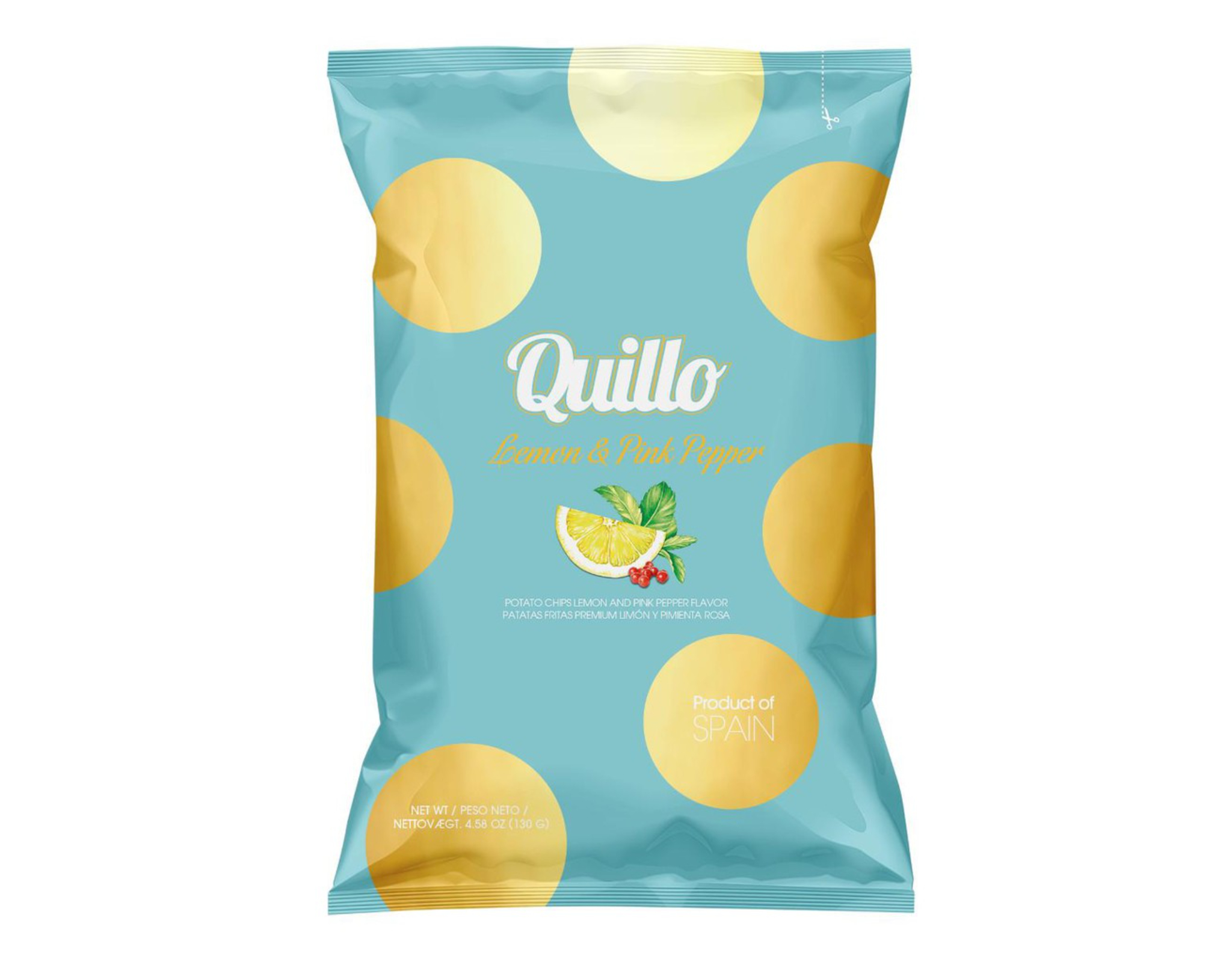 Quillo Lemon & Pink Pepper Potato Chips | myaeon2go