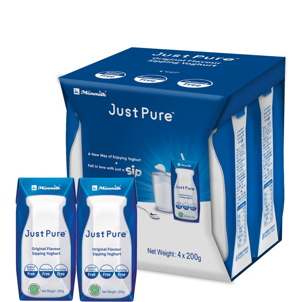 Monmilk Just Pure Sipping Yogurt Original | myaeon2go