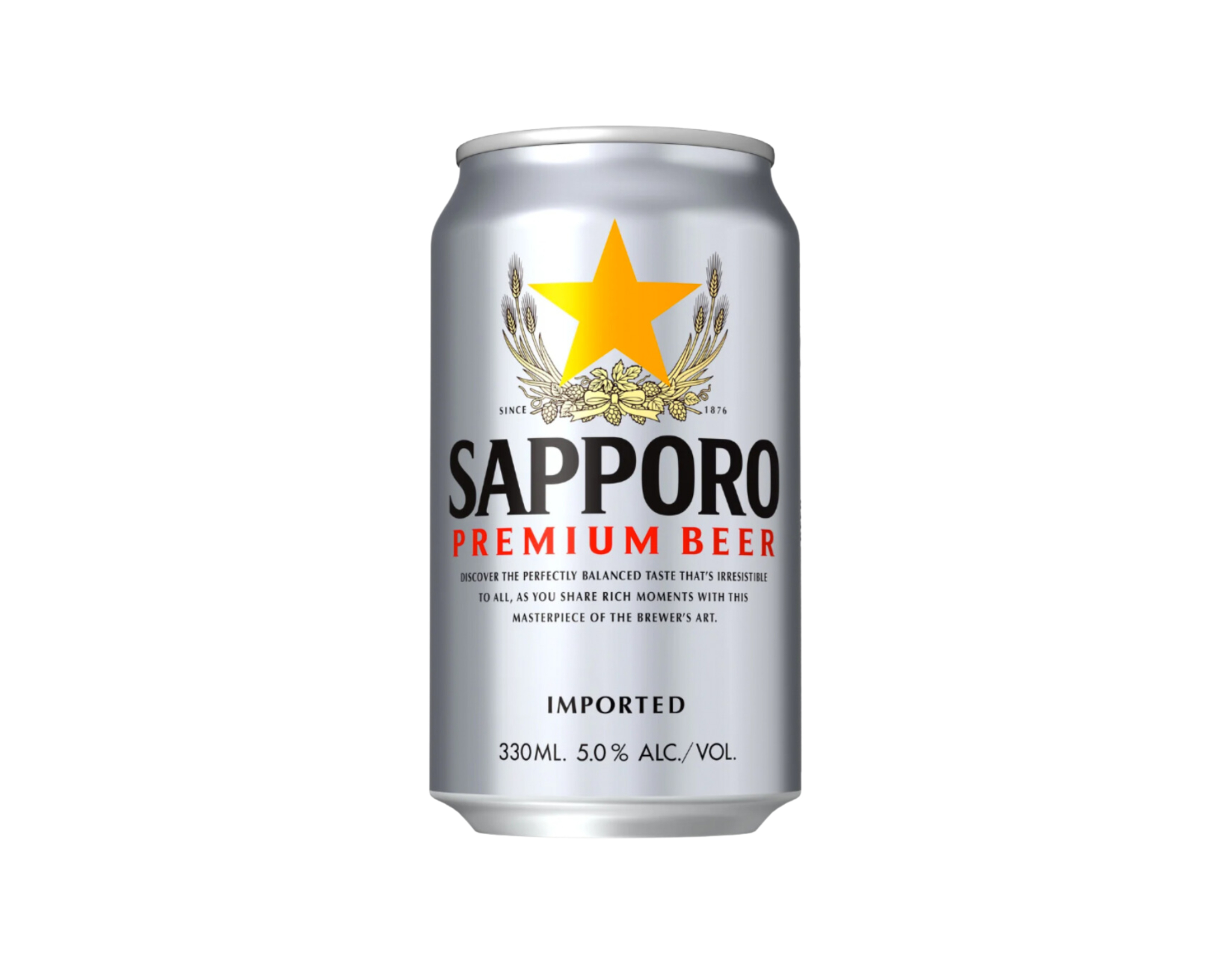 Sapporo Premium Beer Can Alcohol 5% | myaeon2go