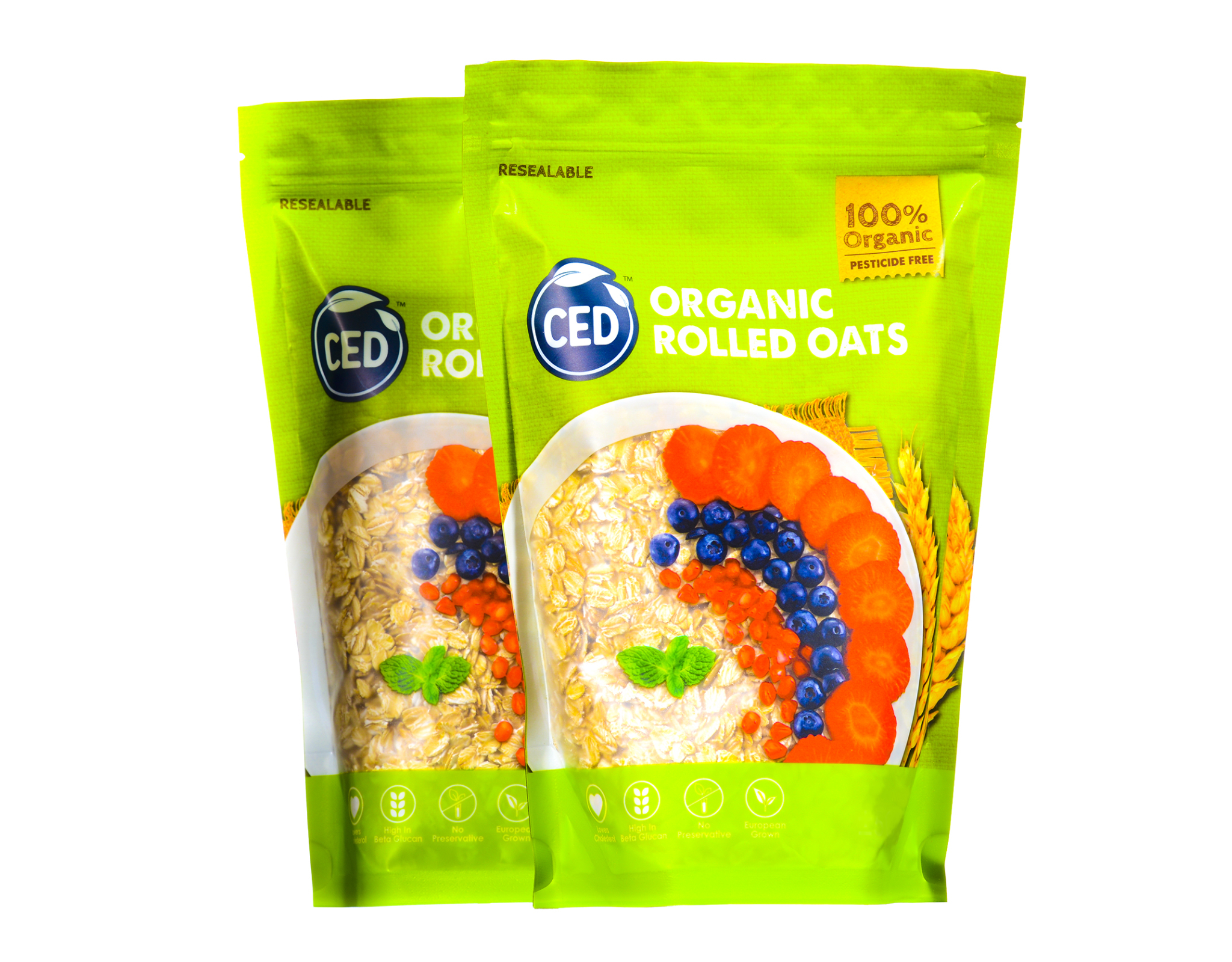 myAEON2GO | CED Organic Rolled Oats Twin Pack 500 g