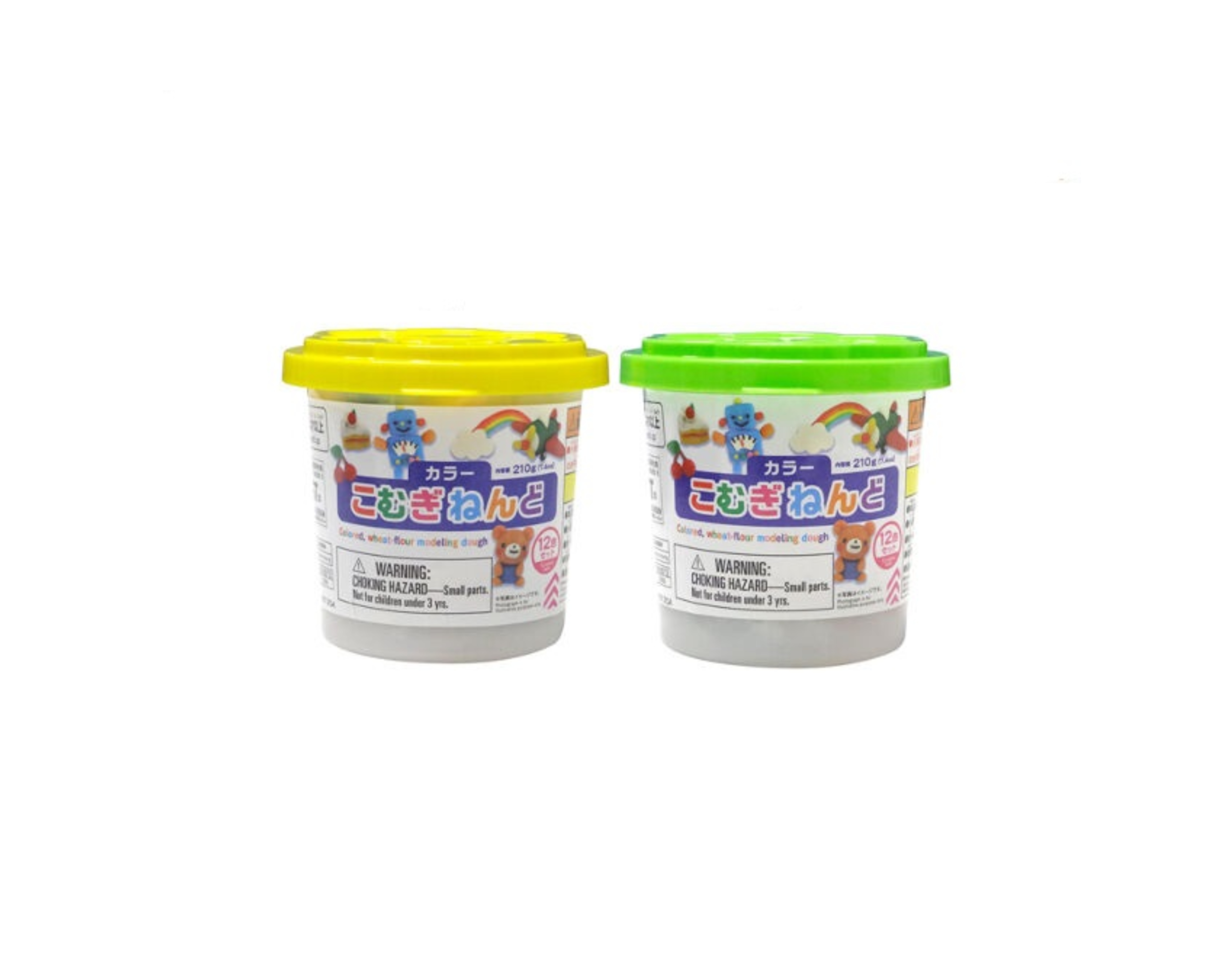 Daiso [SELECTED RANDOMLY] Coloured Wheat-Flour Modeling Dough 12 ...