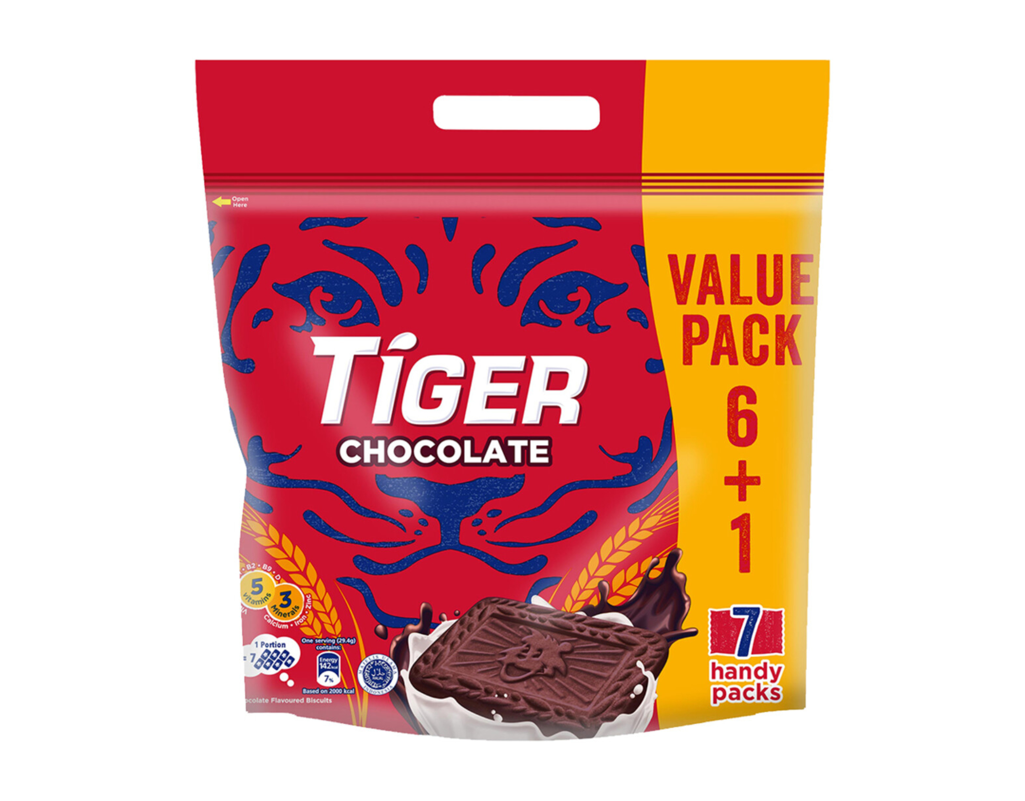 Tiger Biskuat Choc Multipack 372.4g – Choco Delight