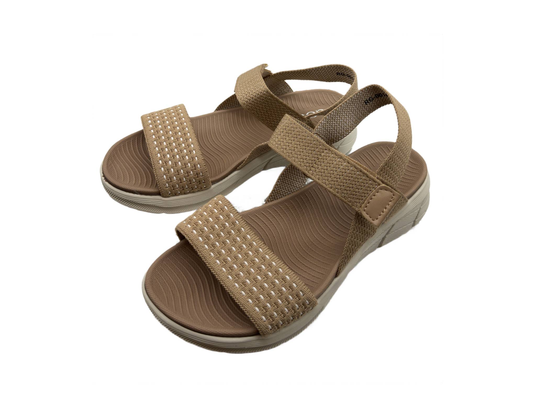 The Good Shoes Ladies Sandal Casual Soft Khaki | myaeon2go
