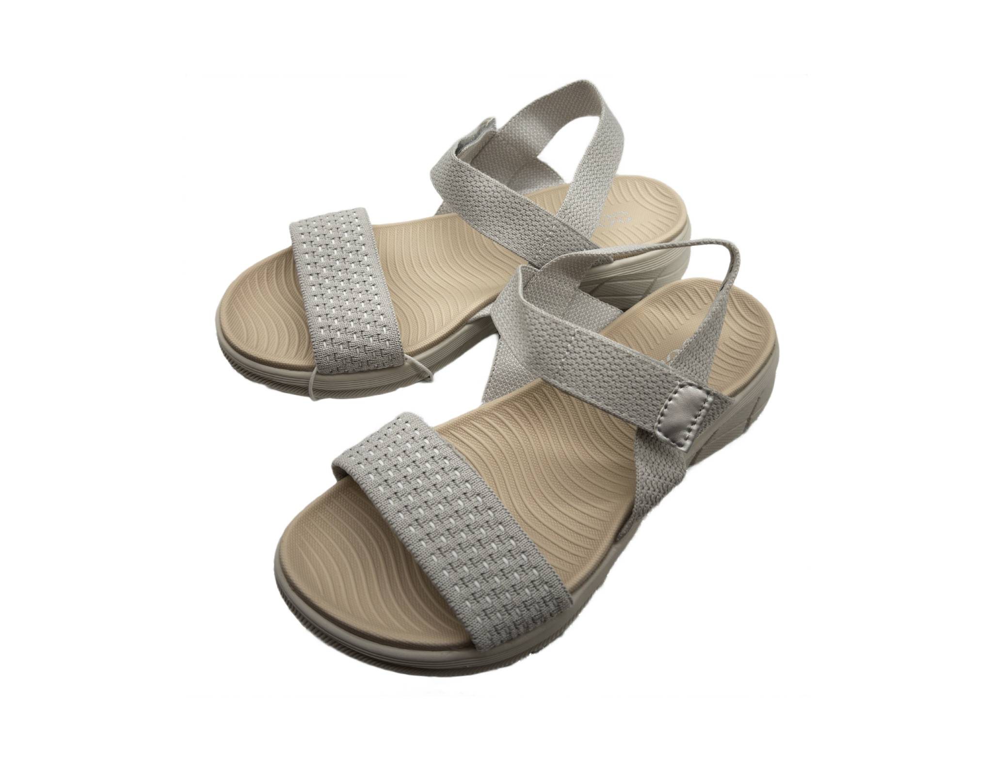 The Good Shoes Ladies Sandal Casual Soft Grey | myaeon2go