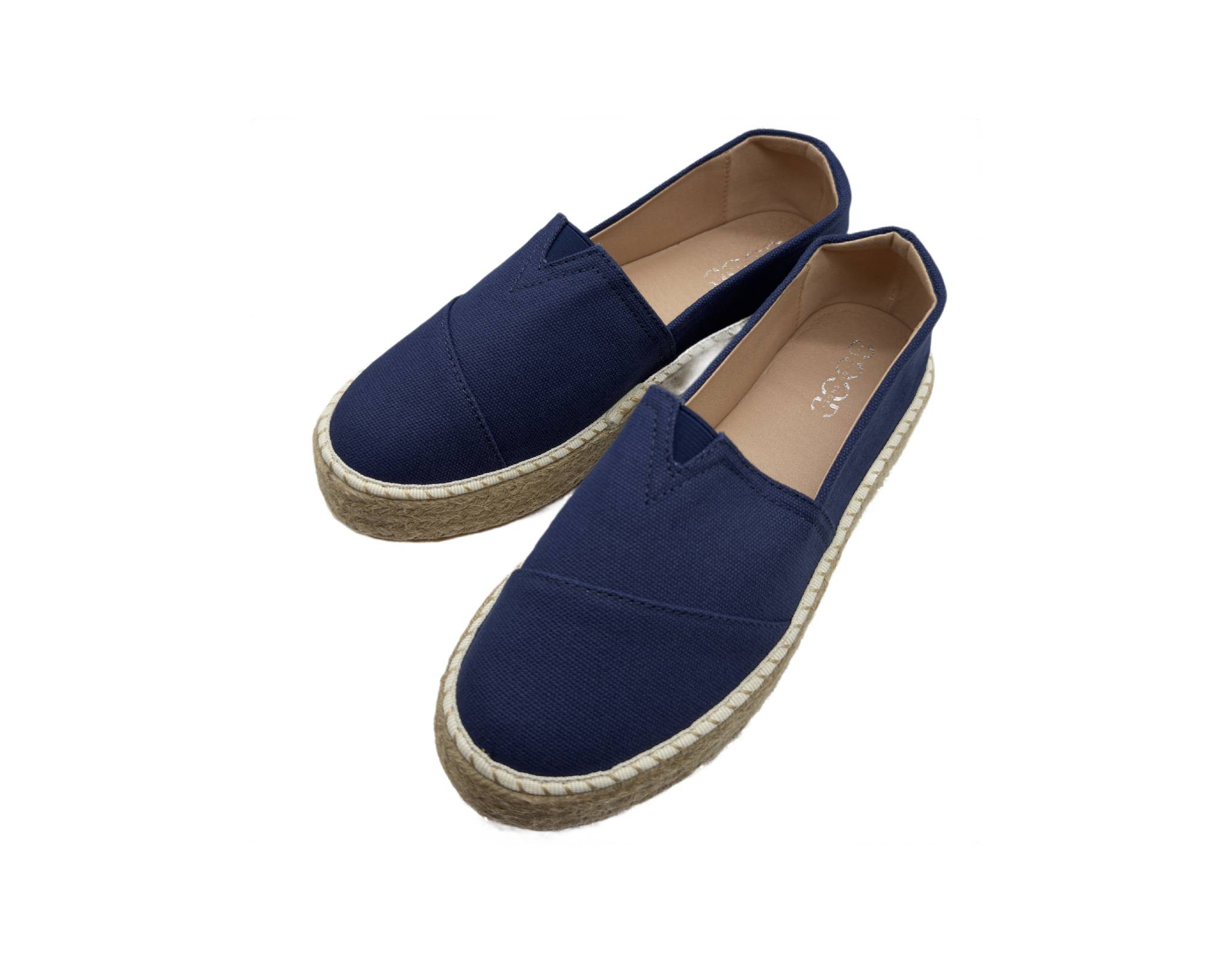 The Good Shoes Ladies Soft Canvas Navy | myaeon2go