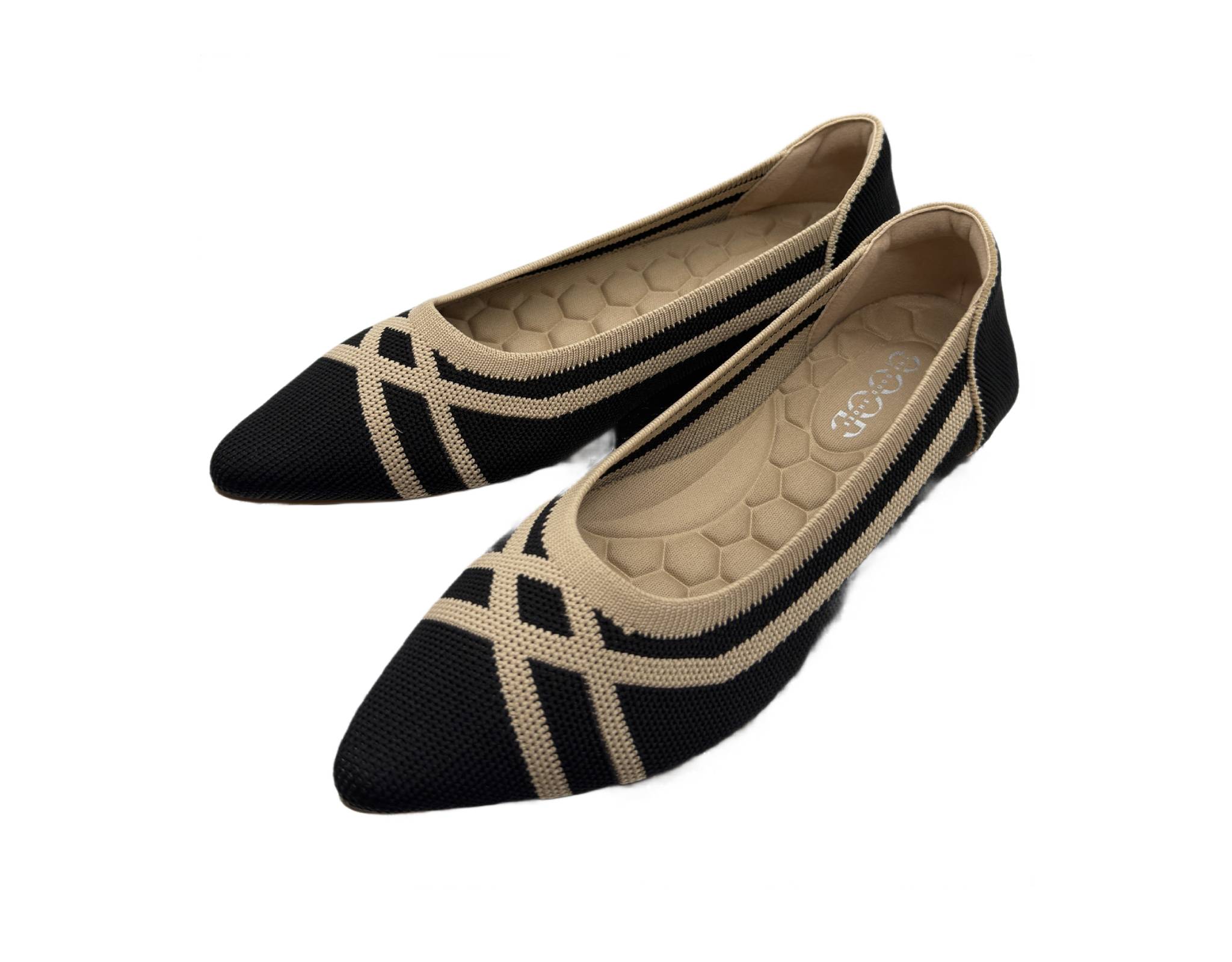 The Good Shoes Ladies Knitted Mary Jane Black | myaeon2go