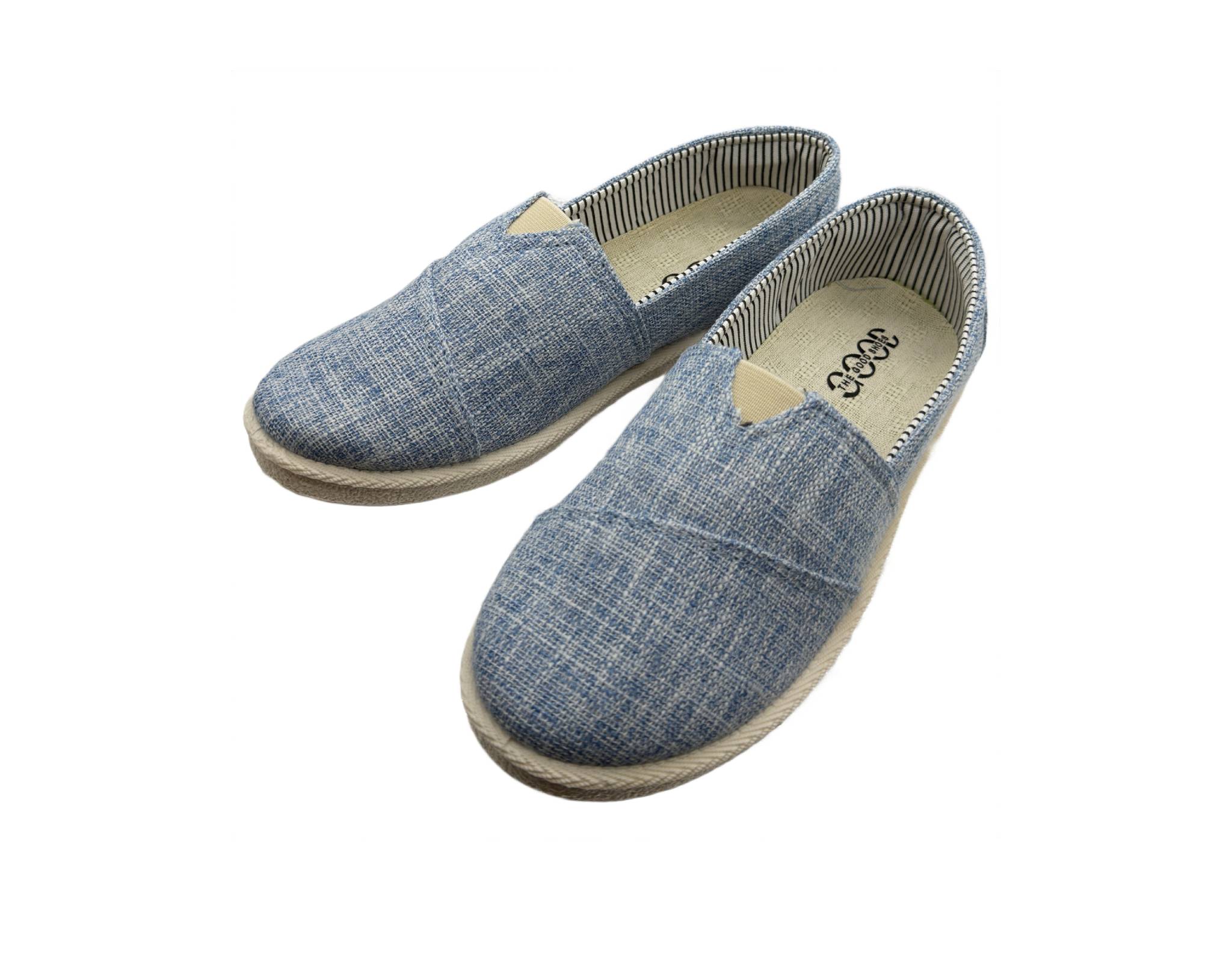 The Good Shoes Ladies Soft Canvas Travel Shoes Light Blue | myaeon2go