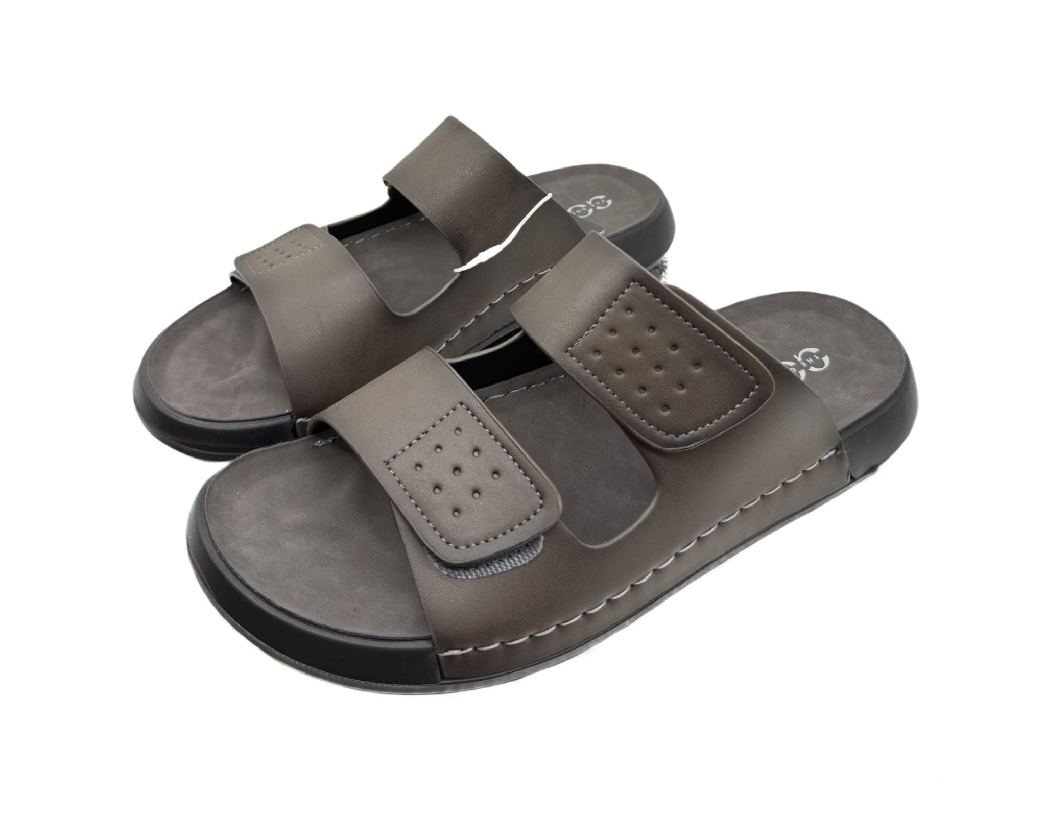 The Good Shoes Men's Walking Sandals Black Grey | myaeon2go