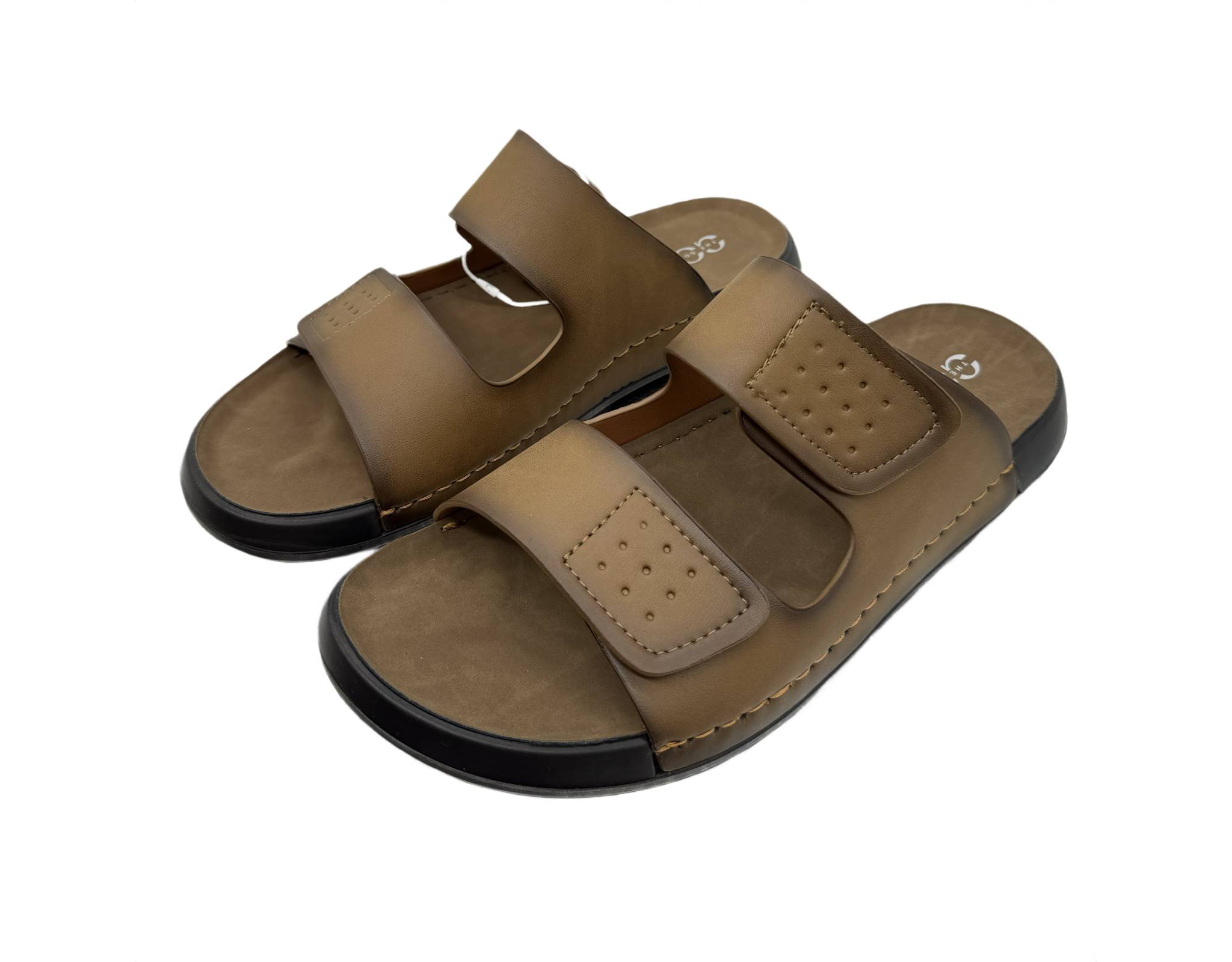 The Good Shoes Men's Walking Sandals Brown | myaeon2go