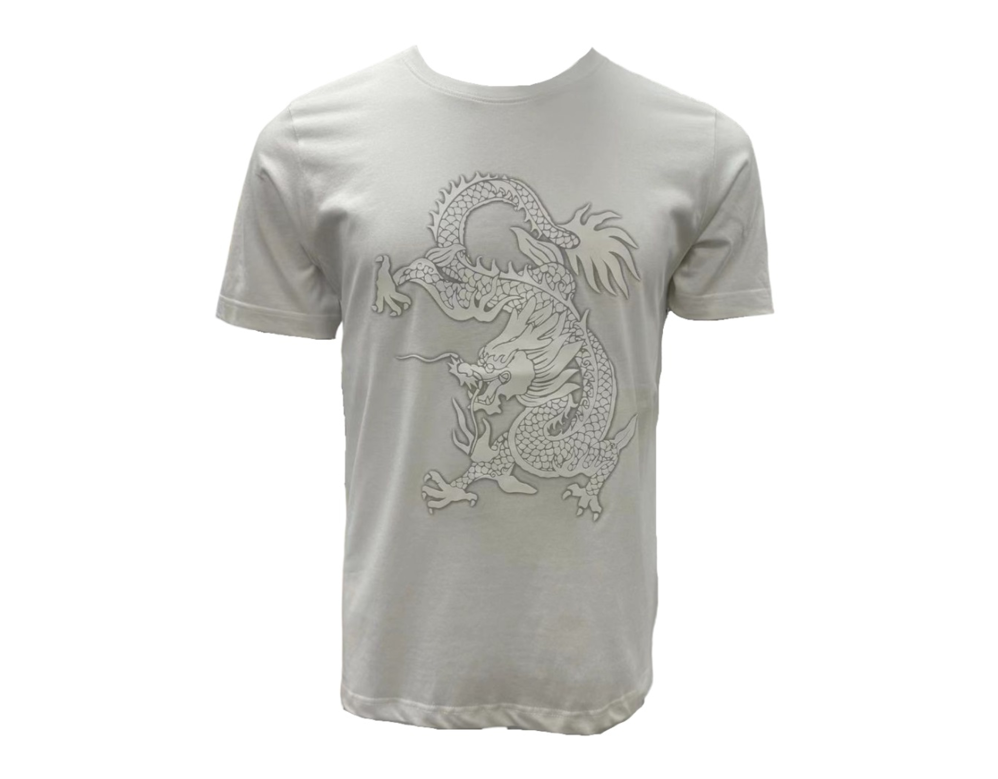 Guys Vision Short Sleeve CNY Printed Tee Off White | myaeon2go
