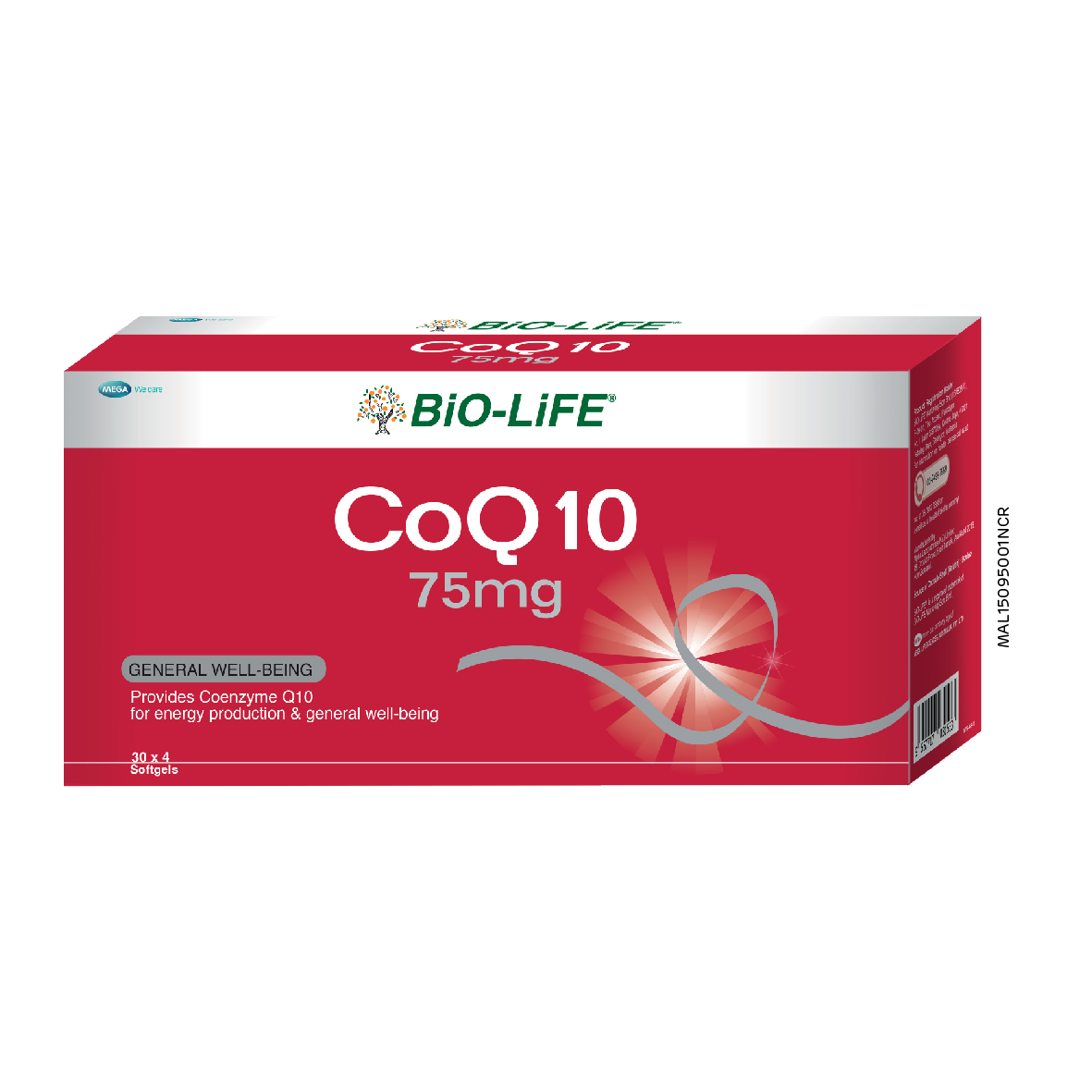 Biolife Coq10 75Mg 4X30`S - Energy & Antioxidant